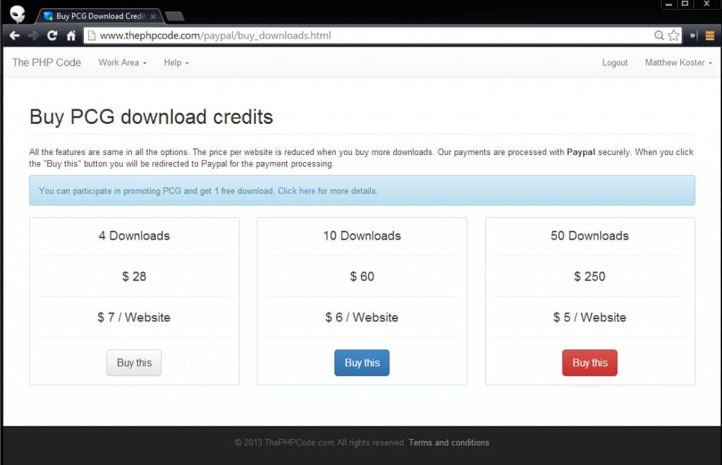 PCG – PHP Code Generator for CodeIgniter – Considered Normal